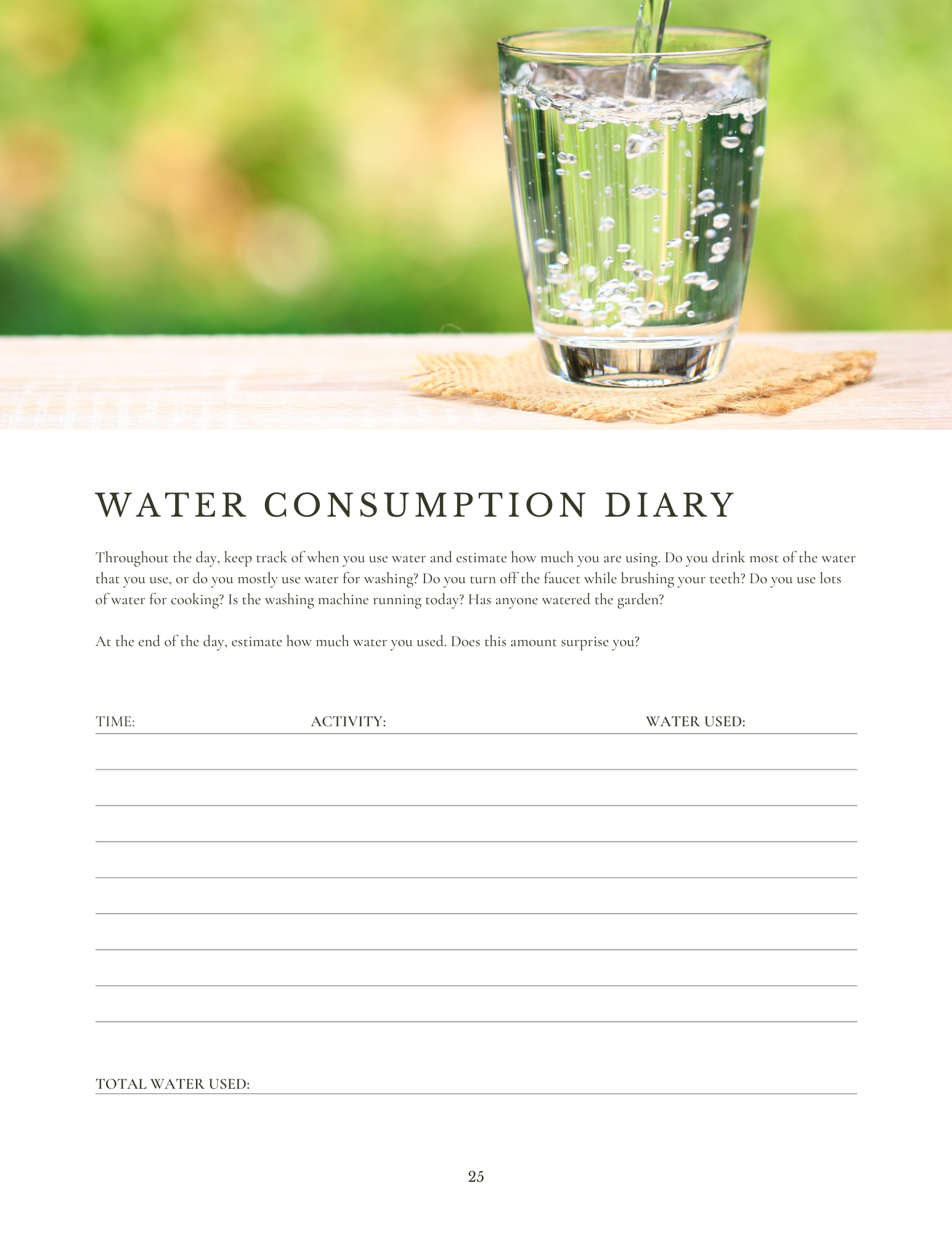 The Water guide – Brighter Day Press
