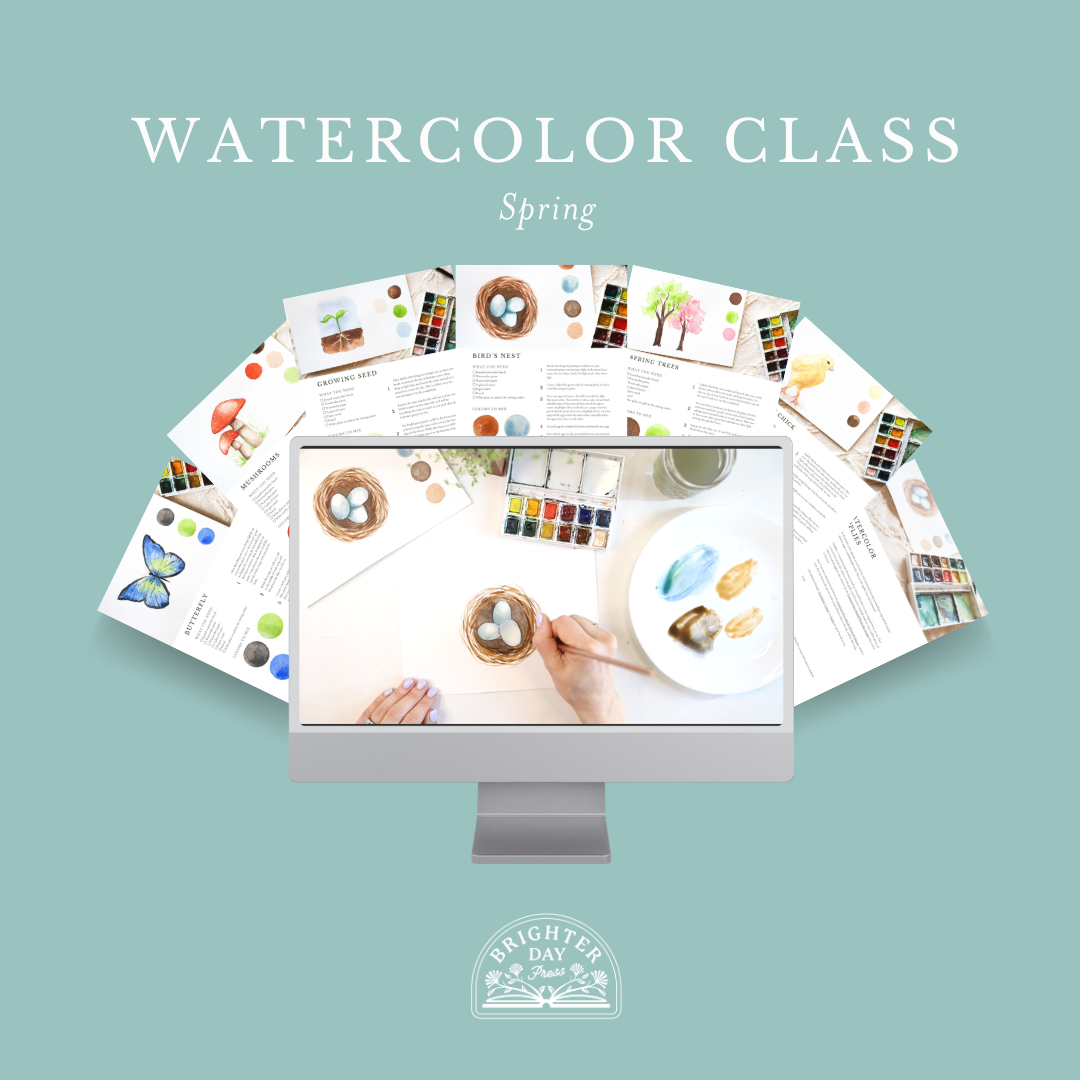 Watercolor Class: Spring – Brighter Day Press
