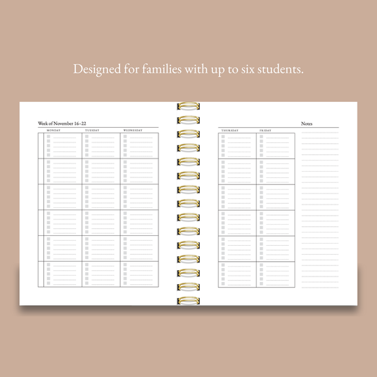 Printable 2025-2026 Homeschool Planner (Digital Download) – Brighter ...