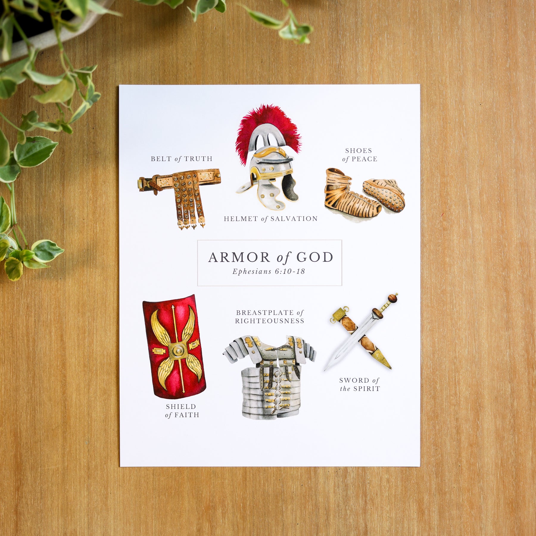 The Armor of God Poster – Brighter Day Press