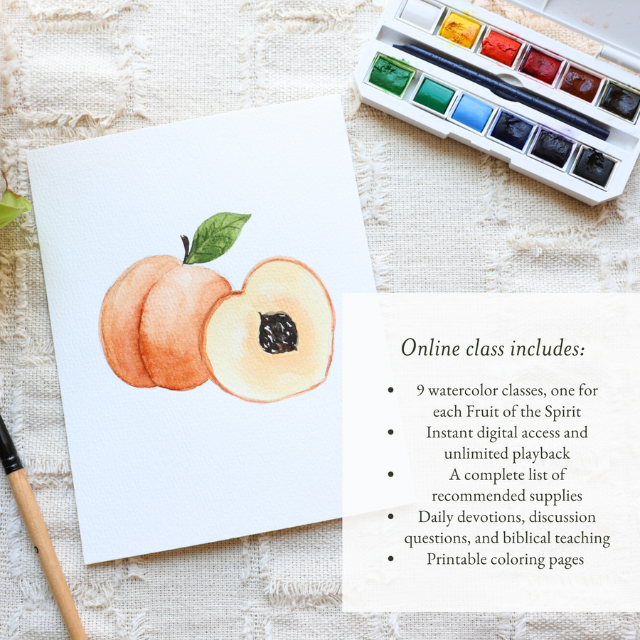 Fruit of the Spirit Watercolor Class – Brighter Day Press