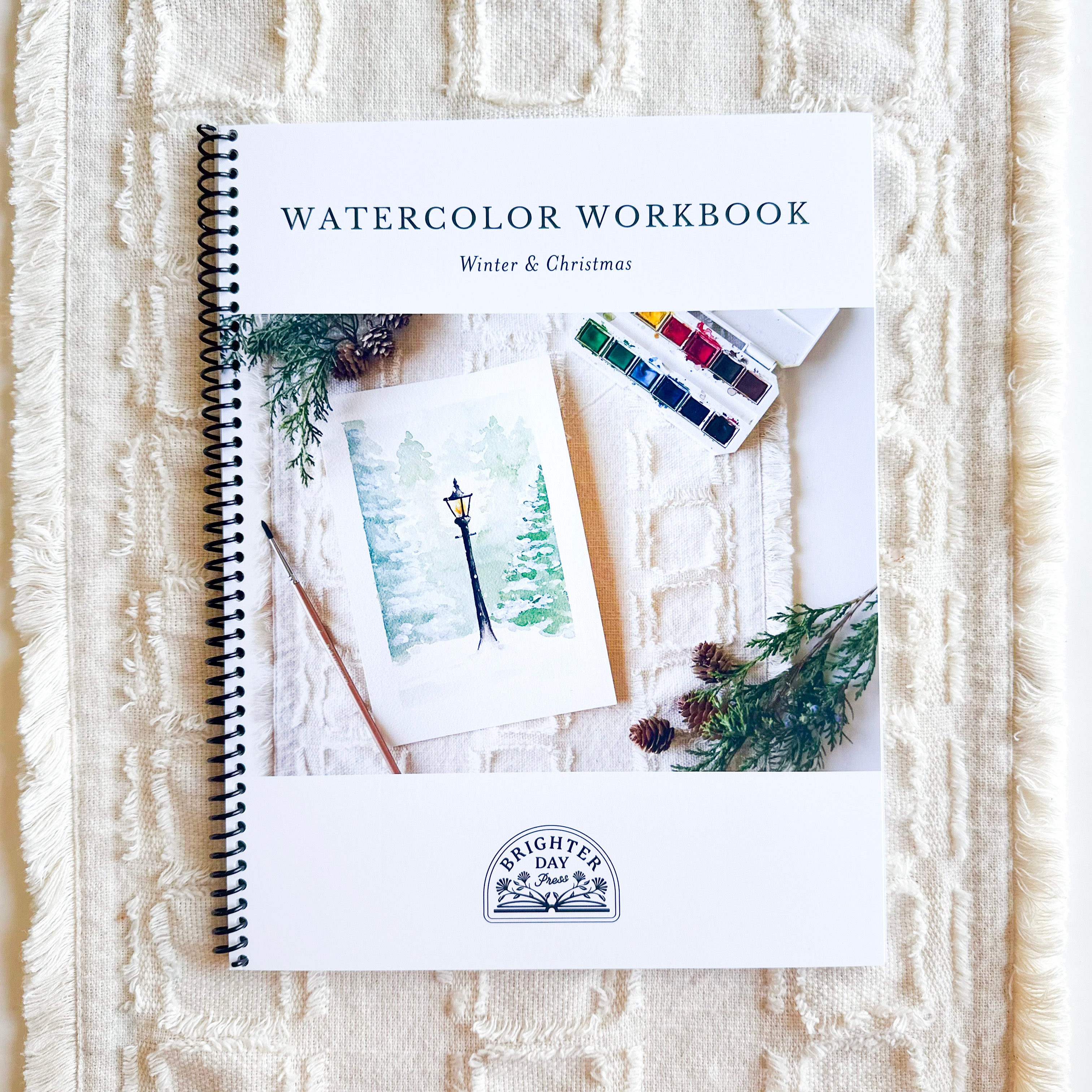Watercolor Workbook: Winter & Christmas – Brighter Day Press