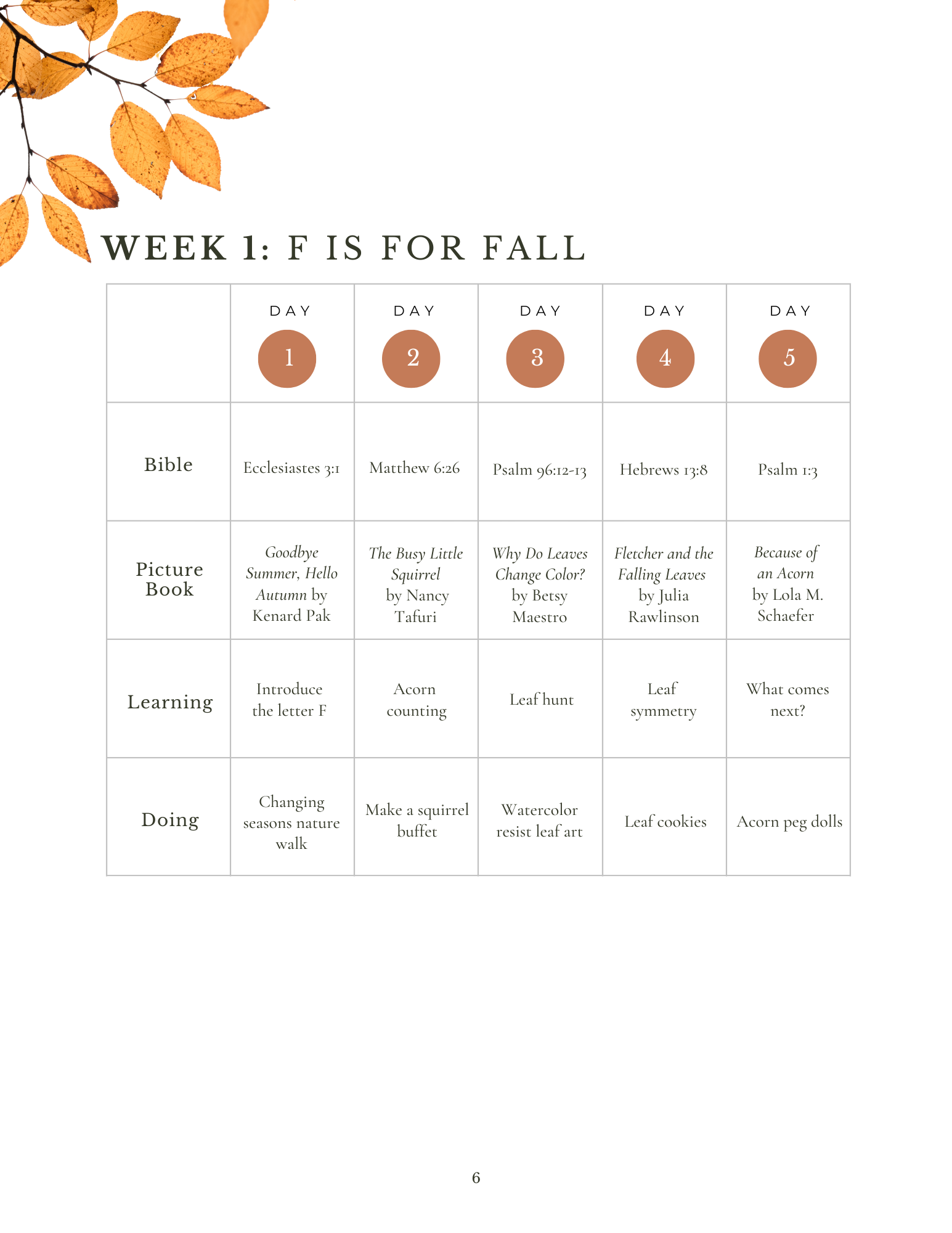 A Simple Autumn – Brighter Day Press