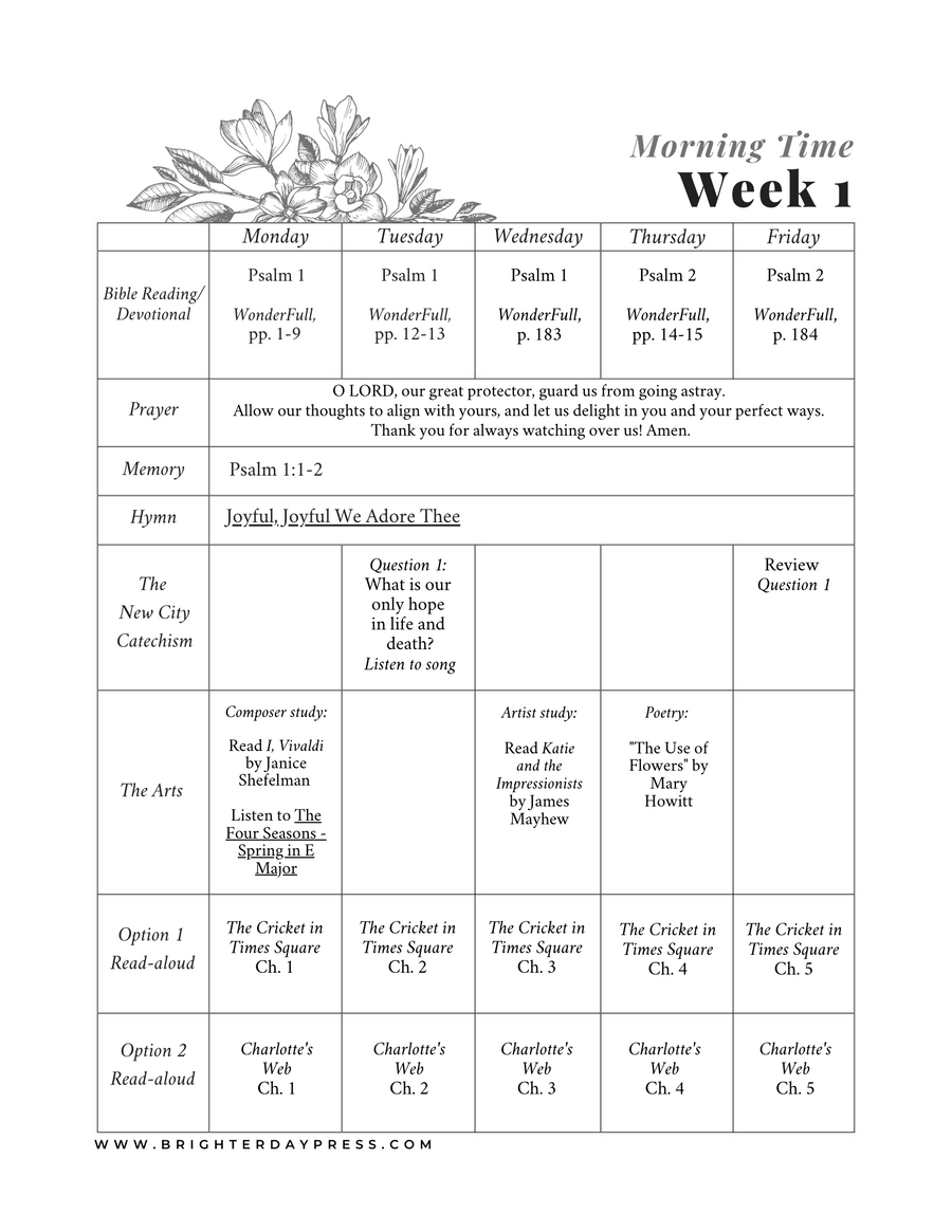 Morning Time, Vol. 2 – Brighter Day Press