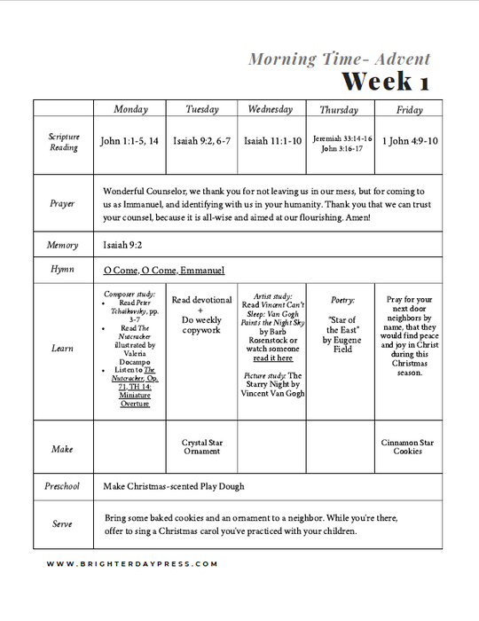 The Advent Guide – Brighter Day Press
